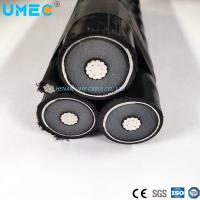 China Overhead Insulated Aluminium Conductor 3X16 3X25 3X35 3X50 mm2 3 Cores Low Voltage Aerial Bundled ABC Cable for sale