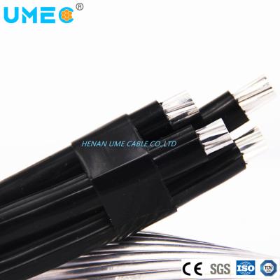 China Electrical Quadruplex Service Drop AAAC 6201 Alloy Neutral Conductor Triplex Aluminum Underground Wire for sale
