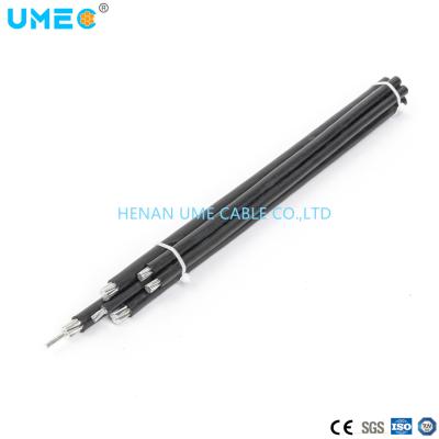 China XLPE/PE/PVC Insulated Drop Service Aerial Bundle Cable AAC/AAAC/ACSR for Power Transmission Line for sale