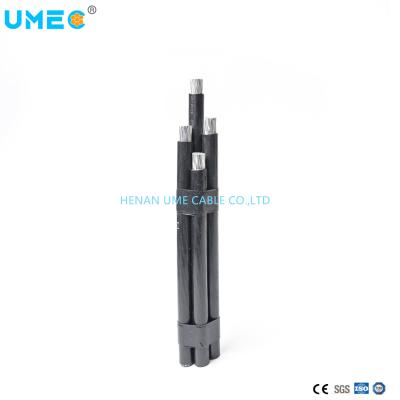 China Overhead Aerial Bundled Cable 0.6/1kv XLPE Insulated Aluminum Conductor Cable AAC/AAAC/ACSR 3X1/0AWG ABC Cable for sale