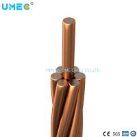 China Brazil 30% Conductivity 35/50/70mm² Copper Clad Steel Wire Bare CCS Conductor for sale