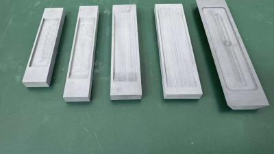 China Customized Rectangle Ceramic Boat For Bronzing Plating And Laser Anti-Counterfeit Logo Coating for sale