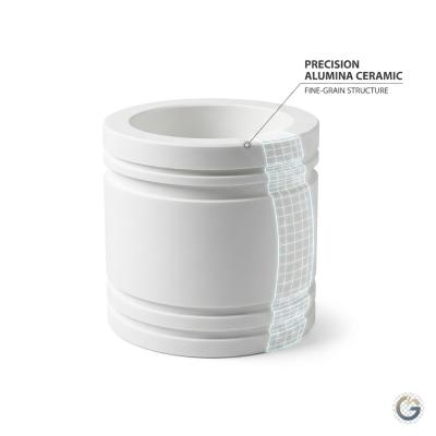 China High-Hardness Al2O3 Ceramic Wear Liner Tiles 95 Alumina Precision Ground Plates for Abrasive Industrial Components for sale