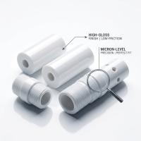China Corrosion-Resistant Al2O3 Ceramic Chemical Pump Parts Acid Proof Alumina Seal Rings for Chemical Processing Equipment for sale