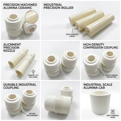 China Thermal-Stable Al2O3 Ceramic Thermocouple Protection Tubes Alumina Sheaths for High Temperature Sensor Components for sale