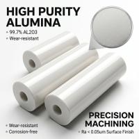 China Polished-Surface Al2O3 Ceramic Wafer Chuck Mirror Finish Alumina Vacuum Grade for Semiconductor Processing Equipment for sale