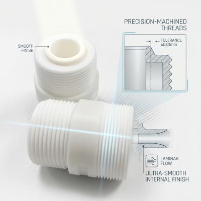 China Ultra-Pure 99 Percent Al2O3 Ceramic Feedthrough Insulators High Purity Rings for Vacuum Equipment Components for sale