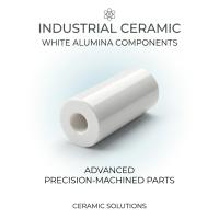 China Custom-Machined Al2O3 Ceramic Surgical Tool Components CNC Precision Alumina Inserts for Medical Equipment Applications for sale
