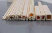 China High Alumina Ceramic Rod 3mm 5mm - 99.5% & 99.9% Purity with 370 GPa Young's Modulus and 440-450 MPa Flexural Strength for sale