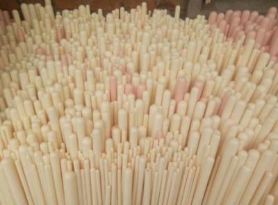 China High Alumina Ceramic Rod 3mm 5mm - 99.5% & 99.9% Purity with 370 GPa Young's Modulus and 440-450 MPa Flexural Strength for sale