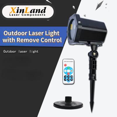 China 5 Watt Single Hole Outdoor Laser Lights With Remote Control for sale