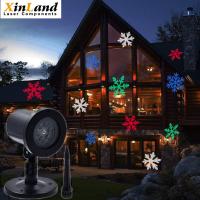 China Multi Color LED Snowflake Lights Snow Falling Lights For Christmas Waterproof Projector for sale