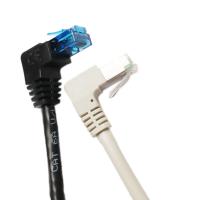 China Factory Direct 2 4 AWG 4 - Pair Ethernet Cable Connector Accessories Right Angle Plug for sale