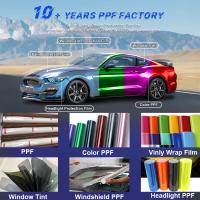 China Gloss Paint Protection Film High Tensile 8.5 mil Clear PPF Self Healing PCR175 PRO Polycarbonate TPU Transparent Hydrophobic 15 Years Warranty Car Film Coating Not Crack for sale