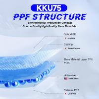 China KKU75 Gloss Paint Protection Film Ashland Glue Scratch Resistant Car for sale