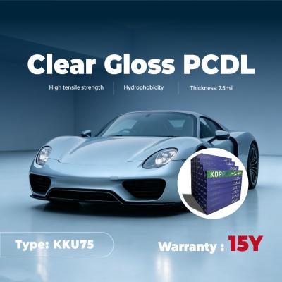 China KKU75 Gloss Paint Protection Film Strong Puncture Resistance Car Film for sale