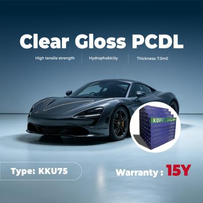 China KKU75 Gloss Paint Protection Film Non Hydrolyzing Anti Yellowing UV for sale