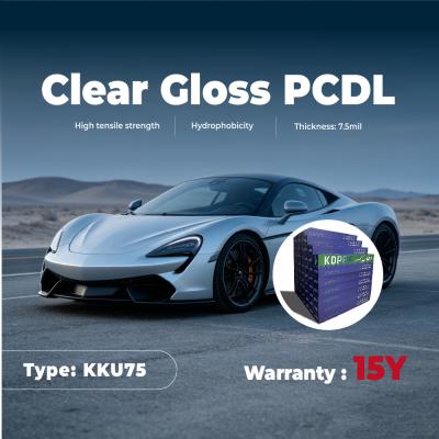 China KKU75 Gloss Paint Protection Film No Breakage Striations Vehicle PPF for sale