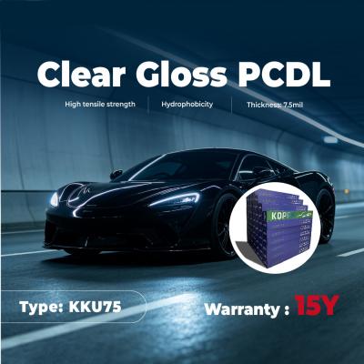 China KKU75 Gloss Paint Protection Film Hydrophobicity Rain Repellent PPF for sale