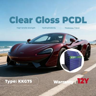 China KKG75 Gloss Paint Protection Film Hydrophobicity for Rainy Weather for sale