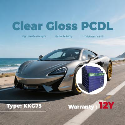 China KKG75 Gloss Paint Protection Film No Breakage Striations for Auto Wrap for sale