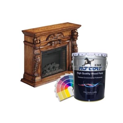 China Scratch Resistant NC Wood Finish Transparent Solid Top Coat For Painted Cabinets for sale