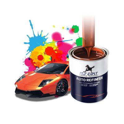 China High Gloss Auto Base Paint White Black Yellow Red Color for sale