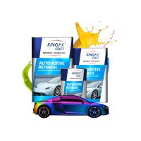 China Bright Yellow Automotive Base Coat Paint Fast Dry Time for sale