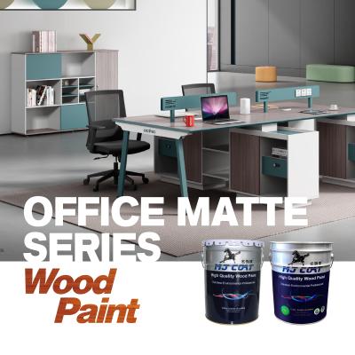 China Long Lasting Durable PU Wood Paint Smooth Finish 3 Hours Drying Time for sale