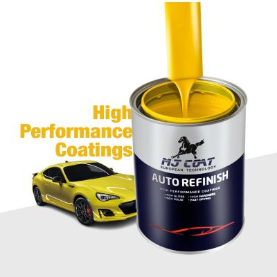 China Efficient Acrylic Polyurethane Automotive Base Coat Paint For Below 20 Degrees Celsius for sale