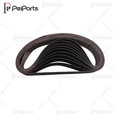 China 942J 296x19mm Abrasive Belts P100 Grit 100 Black 508-16-121 For Morgan Cutter Next 90 for sale