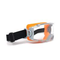 China Dual mold safety goggle that provides extra fog control and ventilation with an impact resistant lens for sale