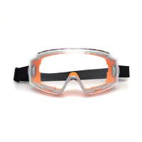 China Dual mold safety goggle that provides extra fog control and ventilation with an impact resistant lens for sale