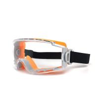 China Dual mold safety goggle that provides extra fog control and ventilation with an impact resistant lens for sale