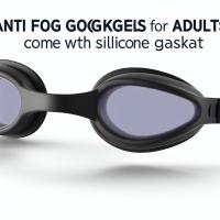 China Anti Fog Swimming Goggles with Silicone Gasket for Adults for sale