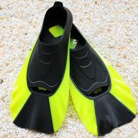China Men Women Diving Swim Fins Premium PP & TPE Material Short Scuba Fins for sale