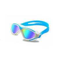 China UV Protection Big Frame Silicone Anti Fog Swimming Goggles for sale