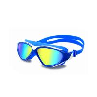 China UV Protection Big Frame Silicone Anti Fog Swimming Goggles for sale