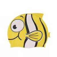 China Silicone Material Waterproof Swim Cap , Harmless Childrens Swimming Hats for sale