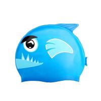 China Silicone Material Waterproof Swim Cap , Harmless Childrens Swimming Hats for sale