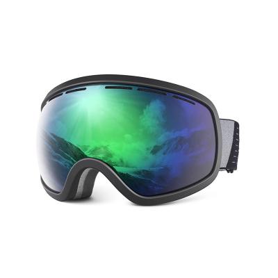 China Lightweight Spherical Ski Snowboard Goggles With Elastic Headband for sale