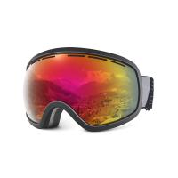 China Lightweight Spherical Ski Snowboard Goggles With Elastic Headband for sale