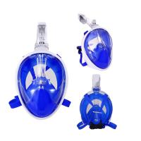 China Silicone 180 Degree Full Face Goggles With Snorkel Diving Using for sale