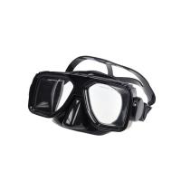 China Scratch Resistant Black Diving Snorkel Mask Watertight OEM Acceptable for sale