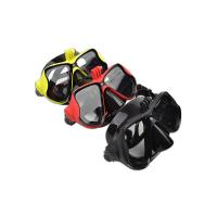 China Comfortable Fit 180° Viewsilicone PC Diving Masks Adult Diving Glasses Waterproof Lenses Diving Goggles With Bracket for sale