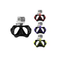China Comfortable Fit 180° Viewsilicone PC Diving Masks Adult Diving Glasses Waterproof Lenses Diving Goggles With Bracket for sale