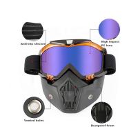 China Dust Proof White Motocross Goggles Multipurpose For Outdoor Sports for sale