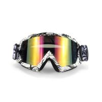 China Comfortable Anti Fog Coated Dirt Bike Goggles With TPU Flexible Frame for sale