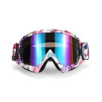 China Comfortable Anti Fog Coated Dirt Bike Goggles With TPU Flexible Frame for sale