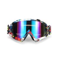 China Comfortable Anti Fog Coated Dirt Bike Goggles With TPU Flexible Frame for sale
